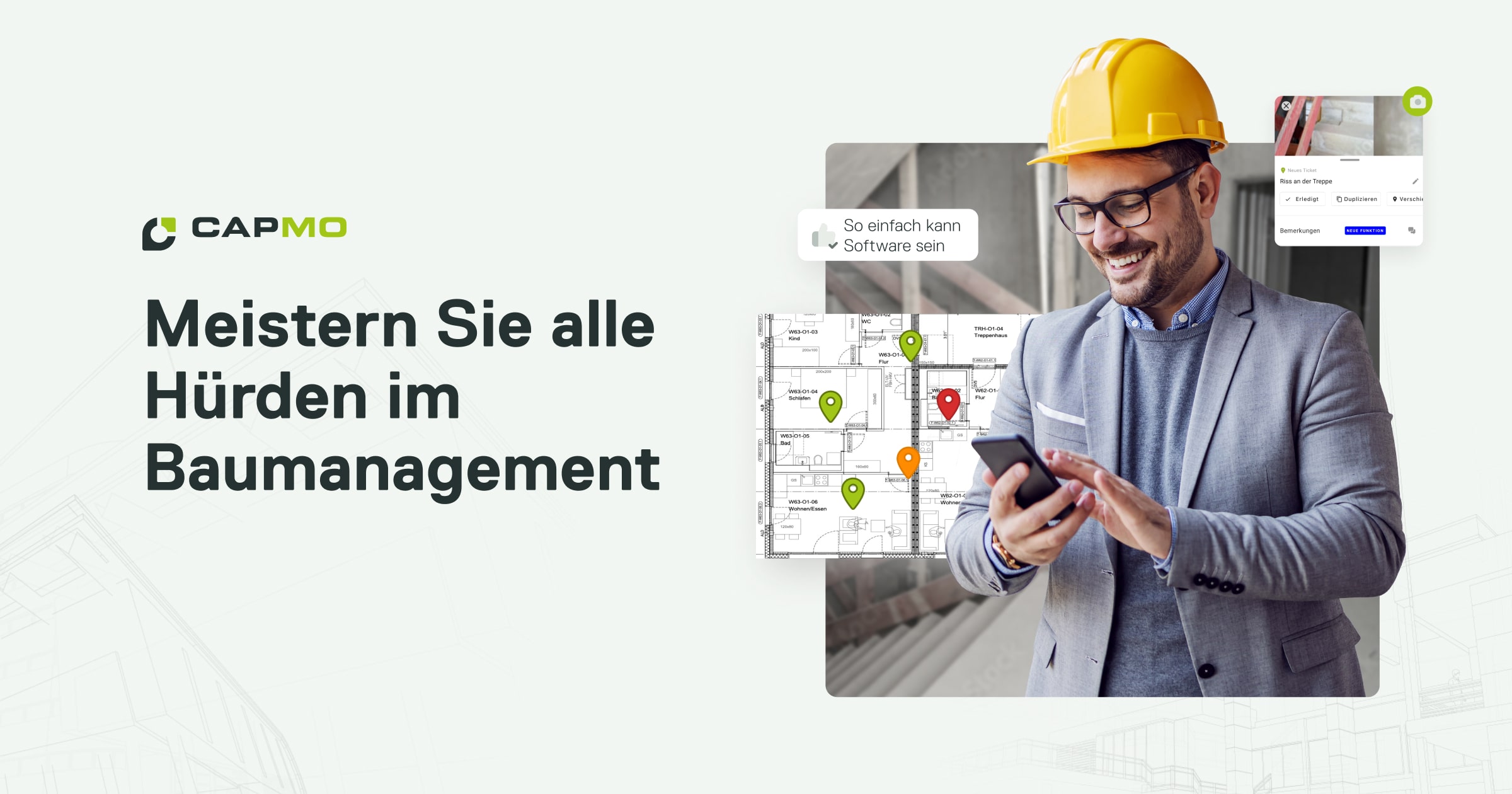 Capmo Baumanagement Software | intuitiv, ganzheitlich, partnerschaftlich